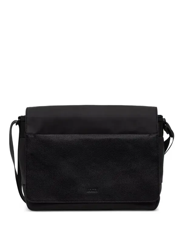JOOP! Lanciano Nevio Logo-plaque Foldover Messenger Bag - Black