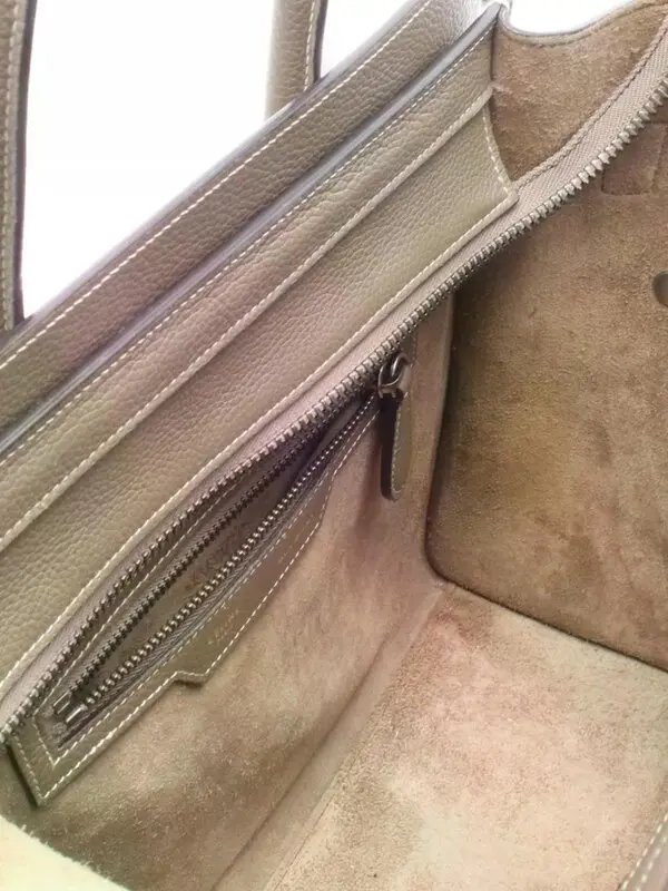 Celine Micro Luggage Tote Bag - Grey