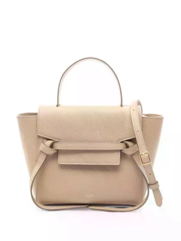 Celine 2010s Nano Belt Tote Bag - Neutrals