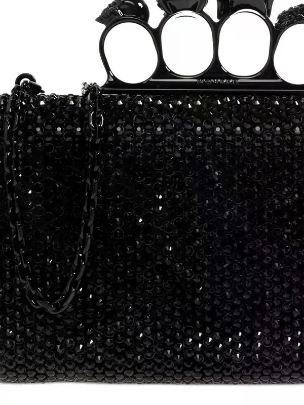 Alexander McQueen Knuckle Crystal-embellished Clutch Bag