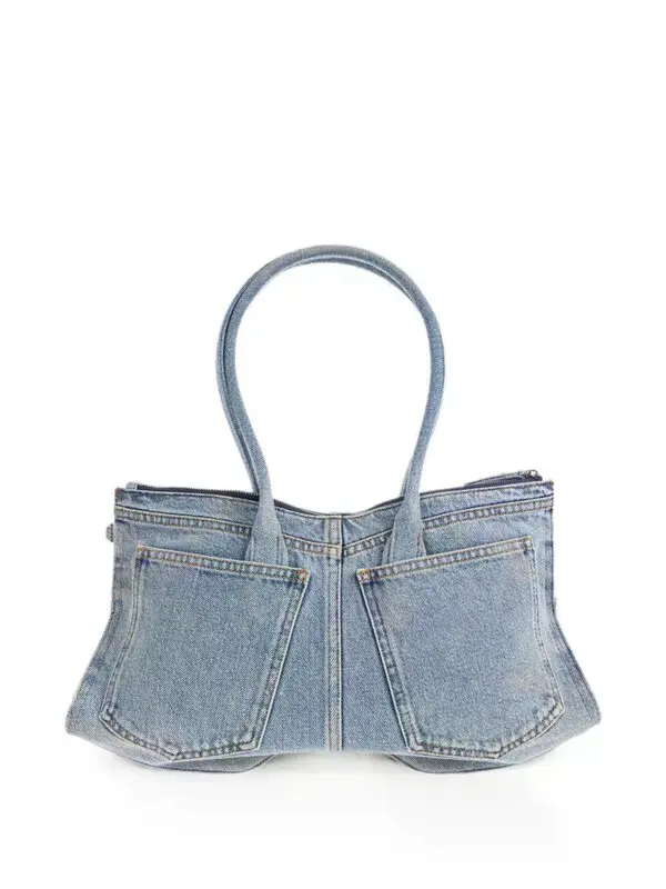 Alexander McQueen Manta Bag Manta Denim Shoulder Bag