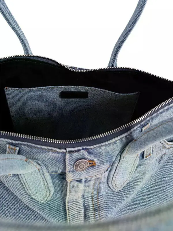 Alexander McQueen Manta Bag Manta Denim Shoulder Bag