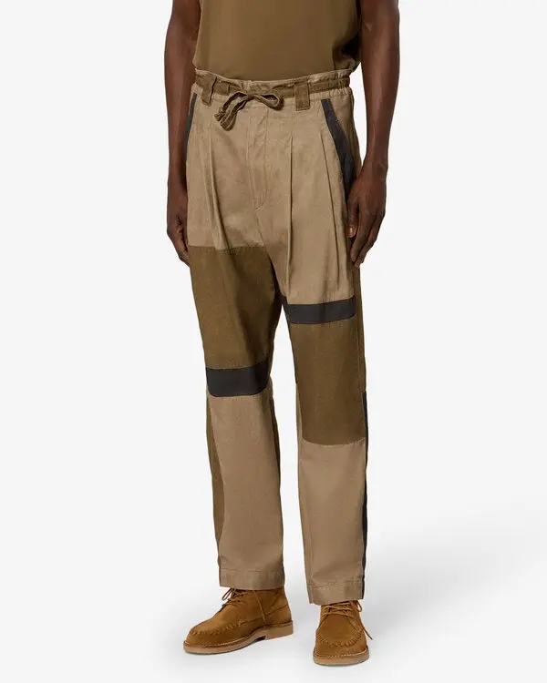 Isabel Marant Étoile Cotton Patchwork Trousers