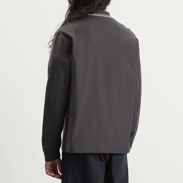 PALMES Panel Longsleeve Zip Polo