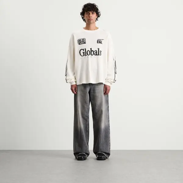 END. Globals Waffle Long Sleeve Shirt