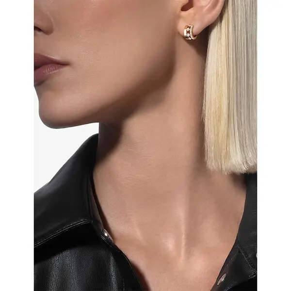 Messika Move Romane 18ct Gold Diamond Earrings