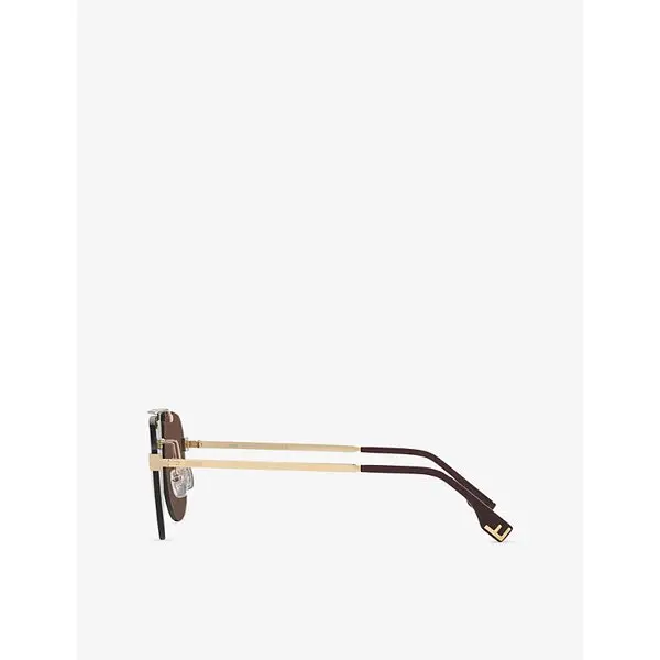 Fendi Sky Metal Aviator Sunglasses