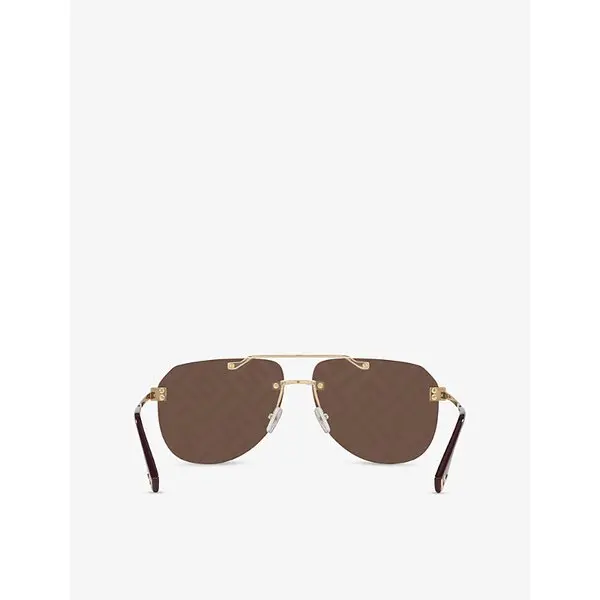 Fendi Sky Metal Aviator Sunglasses