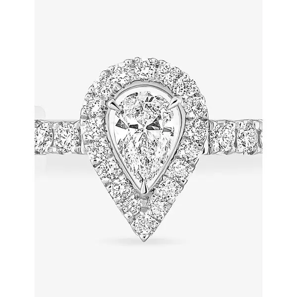 Messika My Twin Single Ear Clip In 18ct Gold And Diamonds