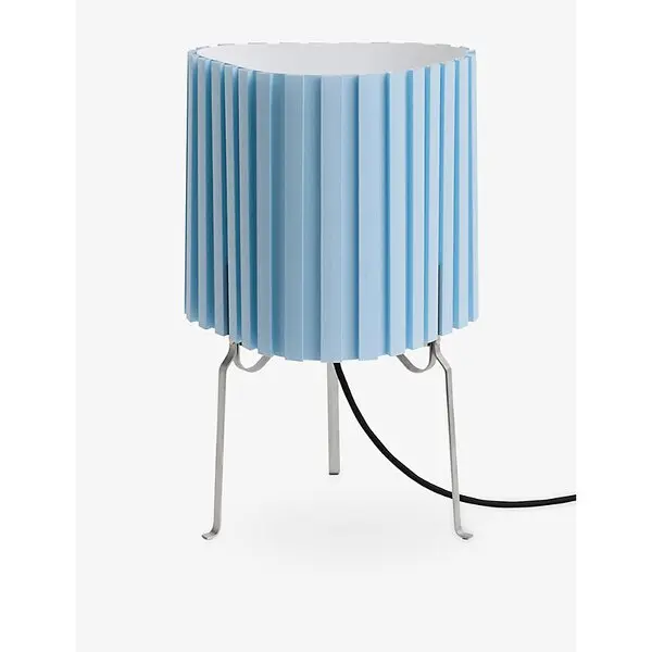 HAY Canelé Stainless-steel Table Lamp - Soft Blue