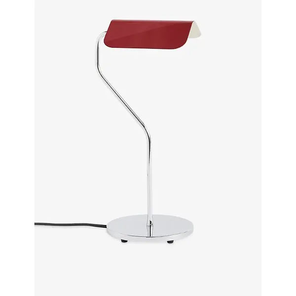HAY Apex Plated-brass Table Lamp 38cm - Maroon Red