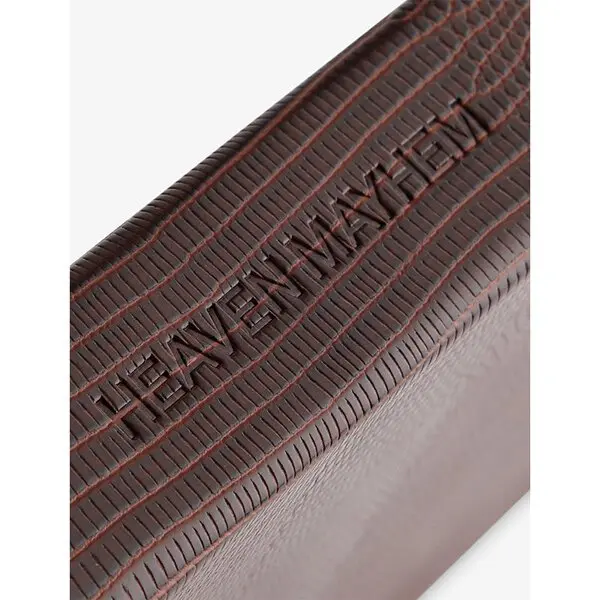 HEAVEN MAYHEM Cognac Book Faux-leather Jewellery Box - Brown