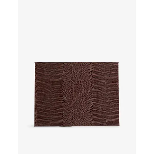 HEAVEN MAYHEM Cognac Book Faux-leather Jewellery Box - Brown