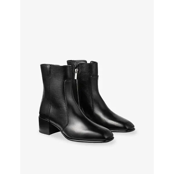 JIMMY CHOO Eliot Vintage Leather Ankle Boots