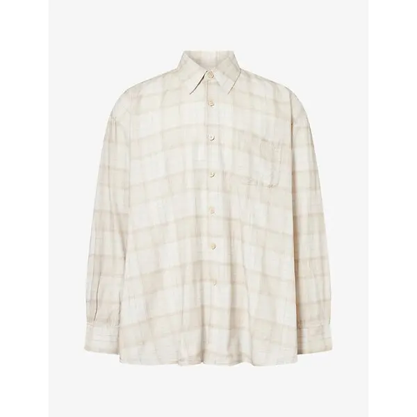 Our Legacy Borrowed Checked Cotton Shirt
