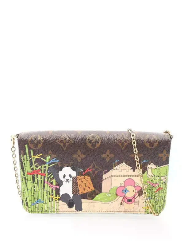 LOUIS VUITTON 2021s Vivienne Felicie Monogram Shoulder Bag - Brown