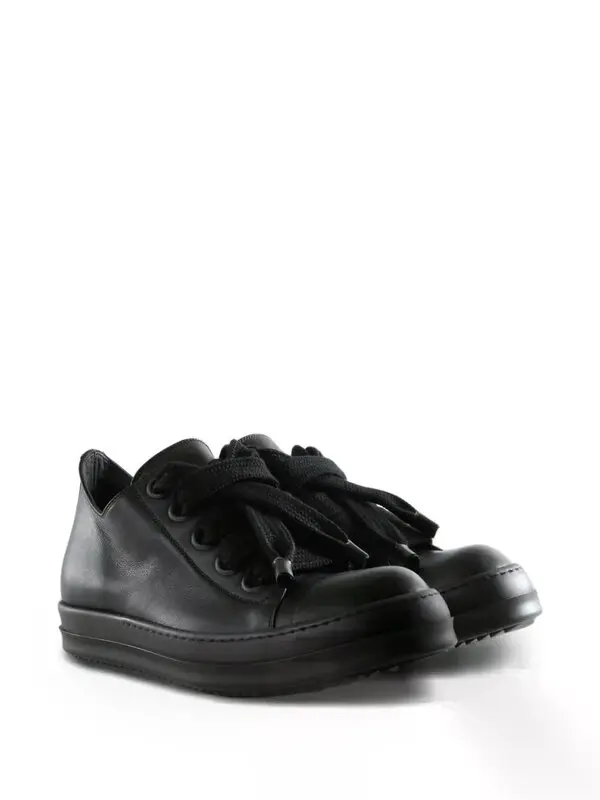 Rick Owens Jumbolace Lace-up Leather Sneakers