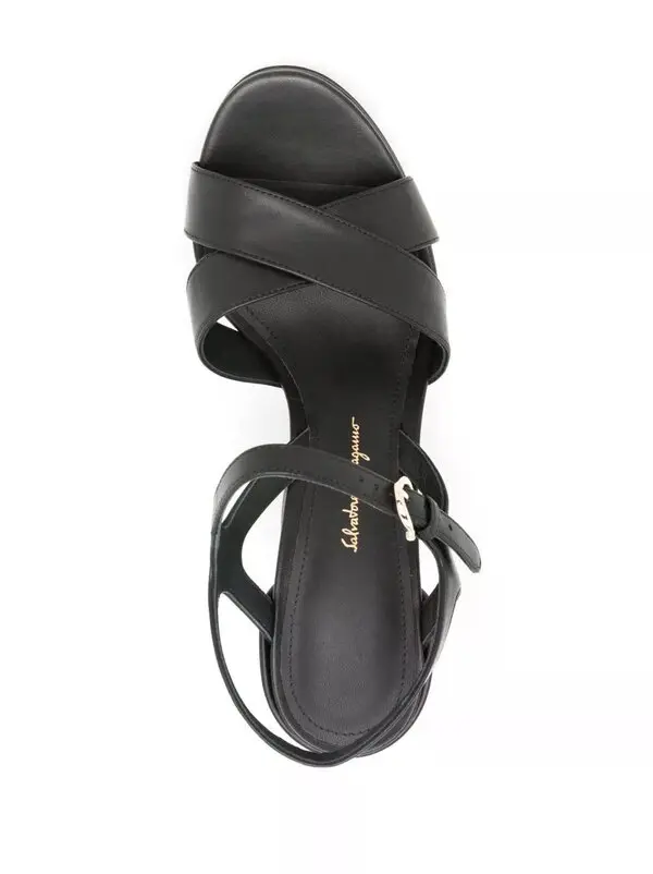 FERRAGAMO Crossover-strap High-heel Sandals