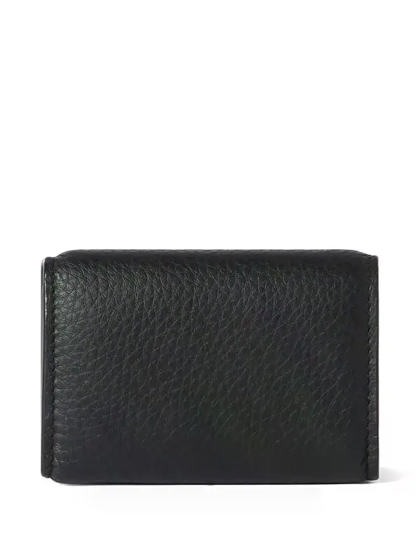 Brunello Cucinelli Grained Calfskin Tri-fold Wallet