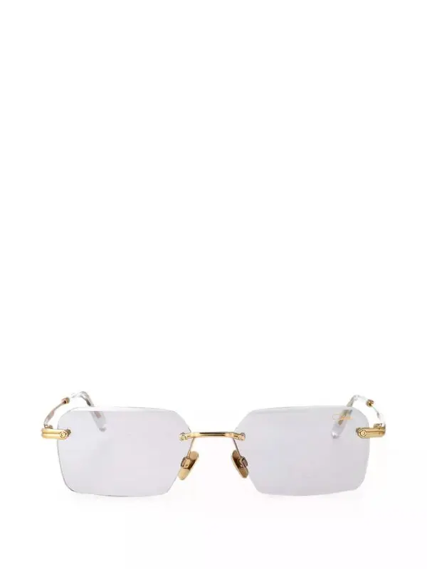 Cazal Rimless Square-frame Sunglasses