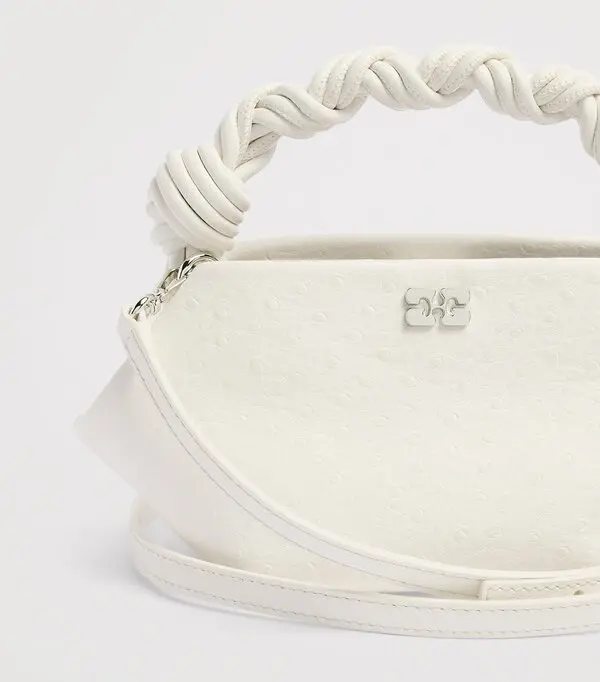 GANNI Mini Ostrich-effect Bou Shoulder Bag