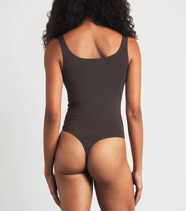 Wolford Cotton-blend Bodysuit - Brown