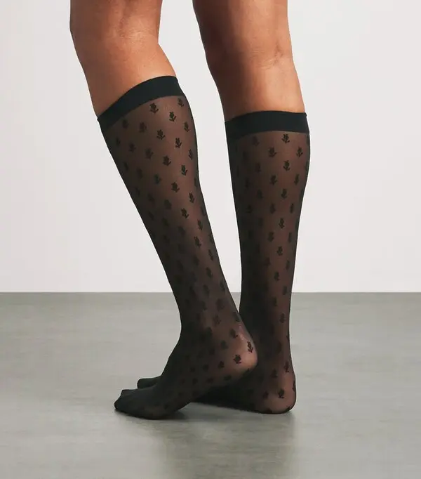 Wolford Blossom Knee-high Stockings