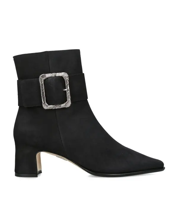 Rodo Leather Tilly Ankle Boots - Black