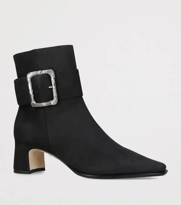 Rodo Leather Tilly Ankle Boots - Black