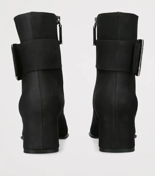Rodo Leather Tilly Ankle Boots - Black