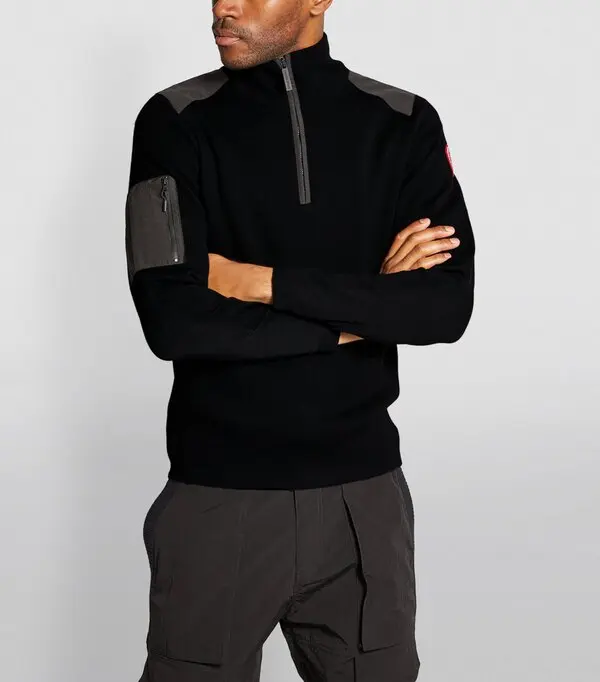 Canada Goose Wool Stormont Quarter-zip Sweater