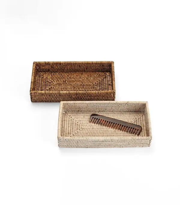 DECOR WALTHER Rattan Basket Trays