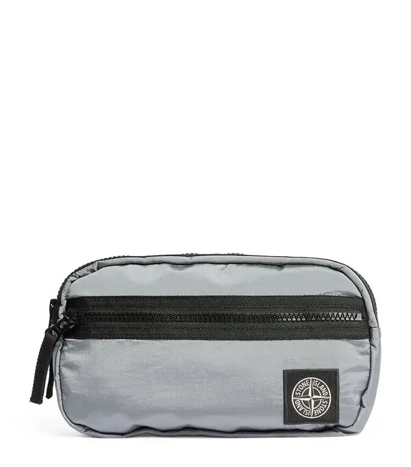 Stone Island Coated Nylon Logo Belt Bag