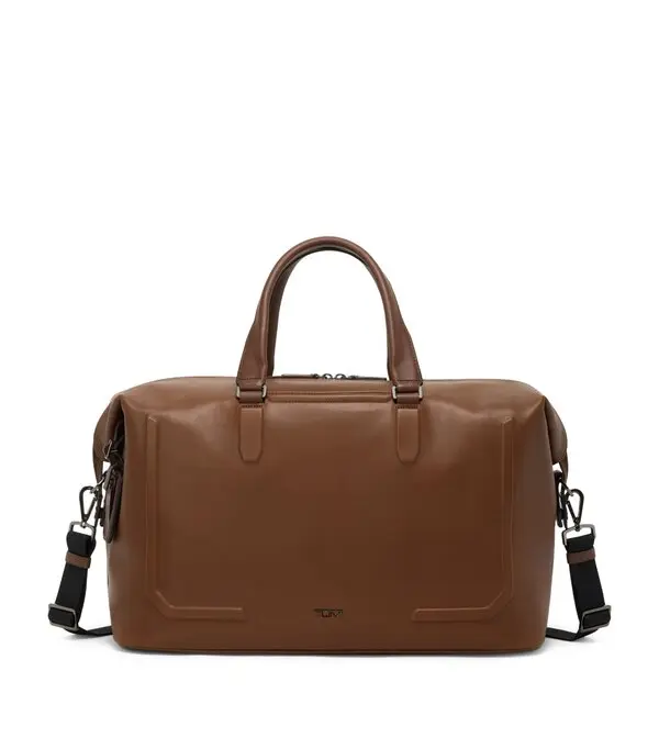 Tumi Leather Nelson Duffle Bag