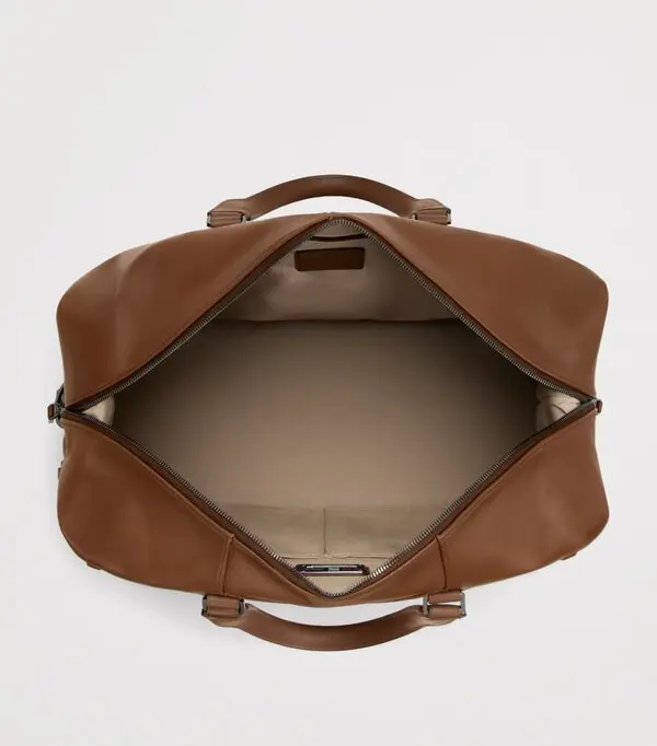 Tumi Leather Nelson Duffle Bag