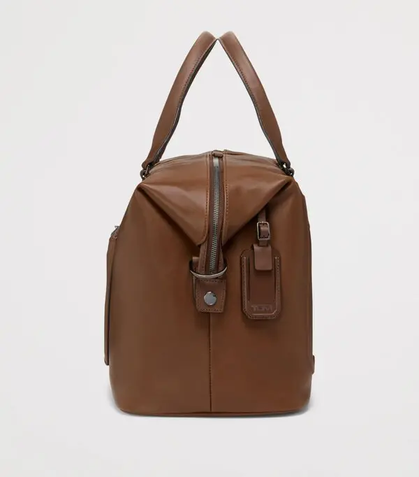 Tumi Leather Nelson Duffle Bag