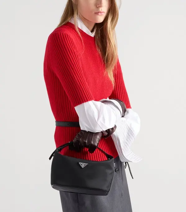 Prada Mini Re-nylon Cherie Top-handle Bag