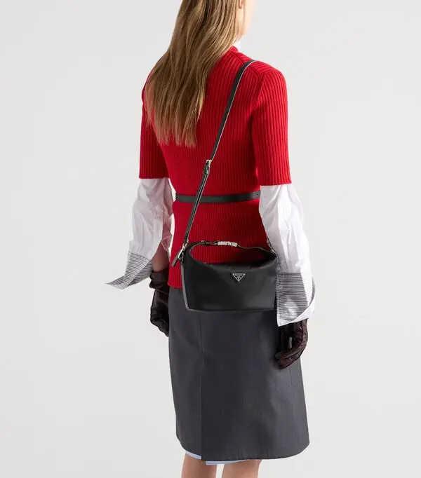Prada Mini Re-nylon Cherie Top-handle Bag