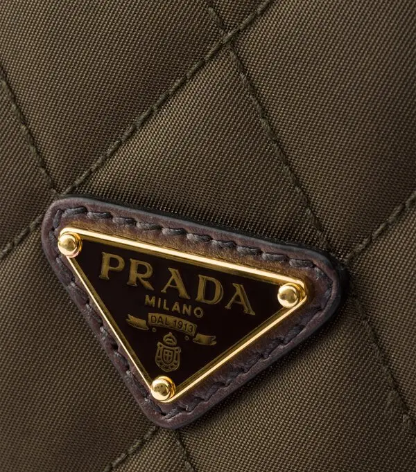Prada Re-nylon And Leather Corsaire Shoulder Bag