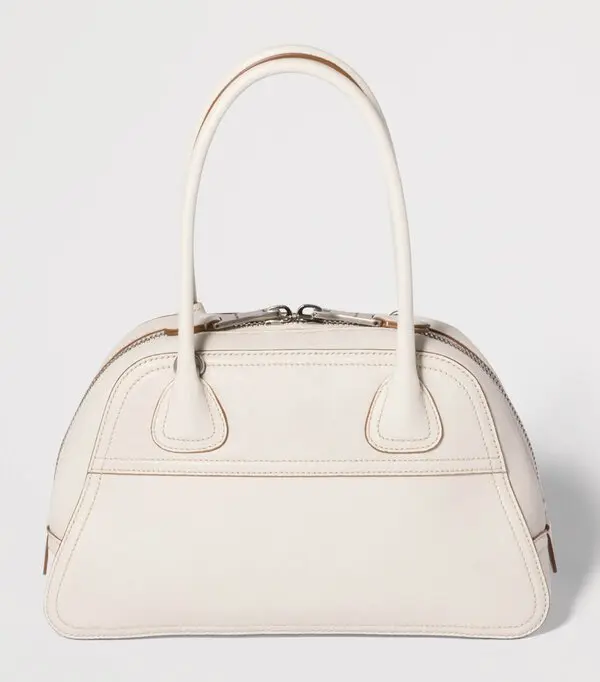 Miu Miu Nappa Leather Vivant Top-handle Bag - Neutral