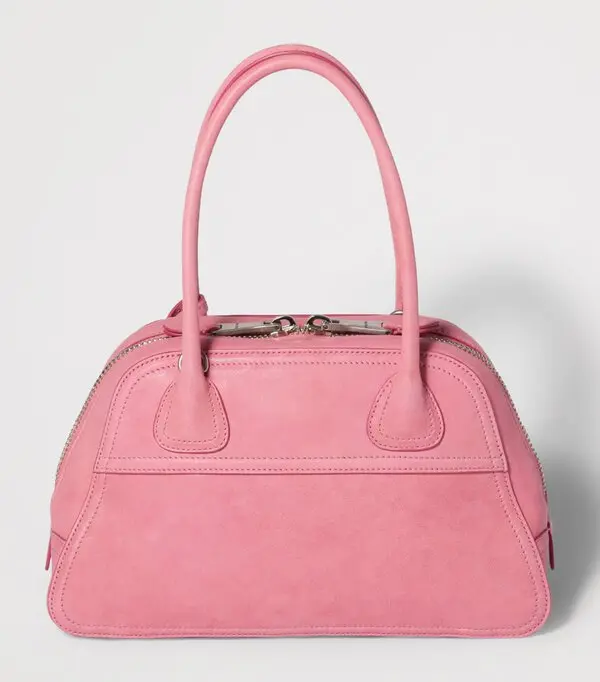 Miu Miu Nappa Leather Vivant Top-handle Bag - Pink