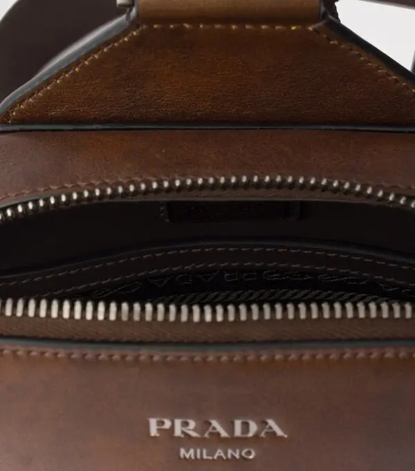 Prada Leather Brique Cross-body Bag