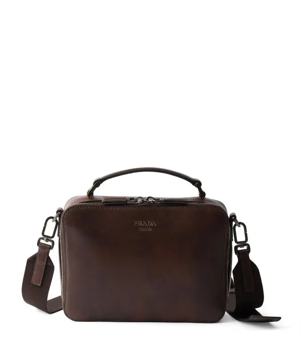 Prada Leather Brique Cross-body Bag