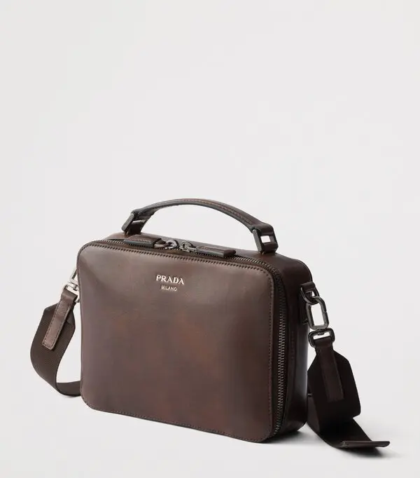 Prada Leather Brique Cross-body Bag
