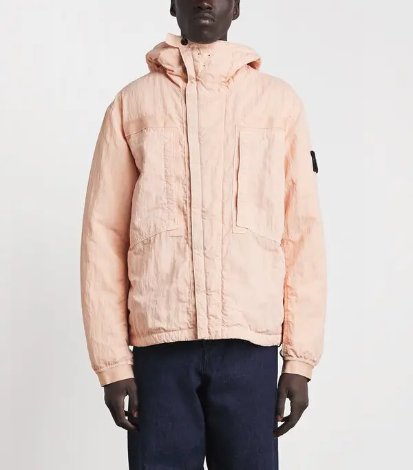 Stone Island Nylon-tc Warp Rib Padded Jacket
