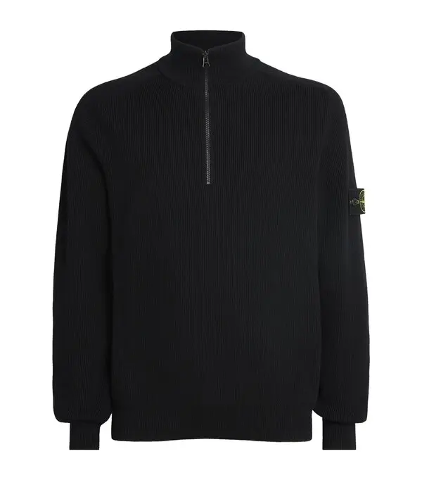 Stone Island Cotton Half-zip Sweater