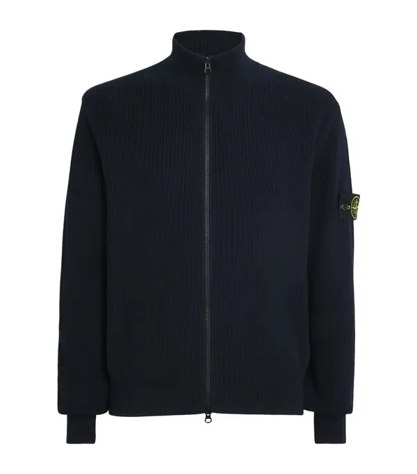 Stone Island Cotton Zip-up Cardigan