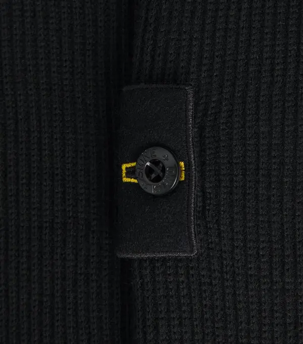 Stone Island Cotton Rib-knit Compass Sweater