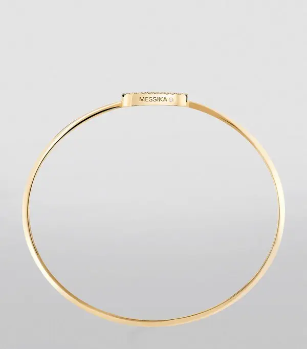 Messika Yellow And Diamond Move Uno Bangle