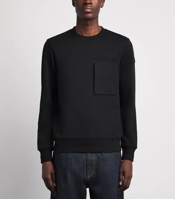 Moncler Cotton Raised-logo Sweatshirt